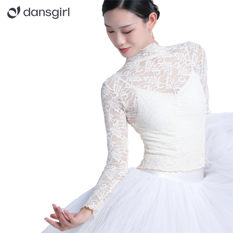 Girls Long Sleeve Lace Top | Dansgirl