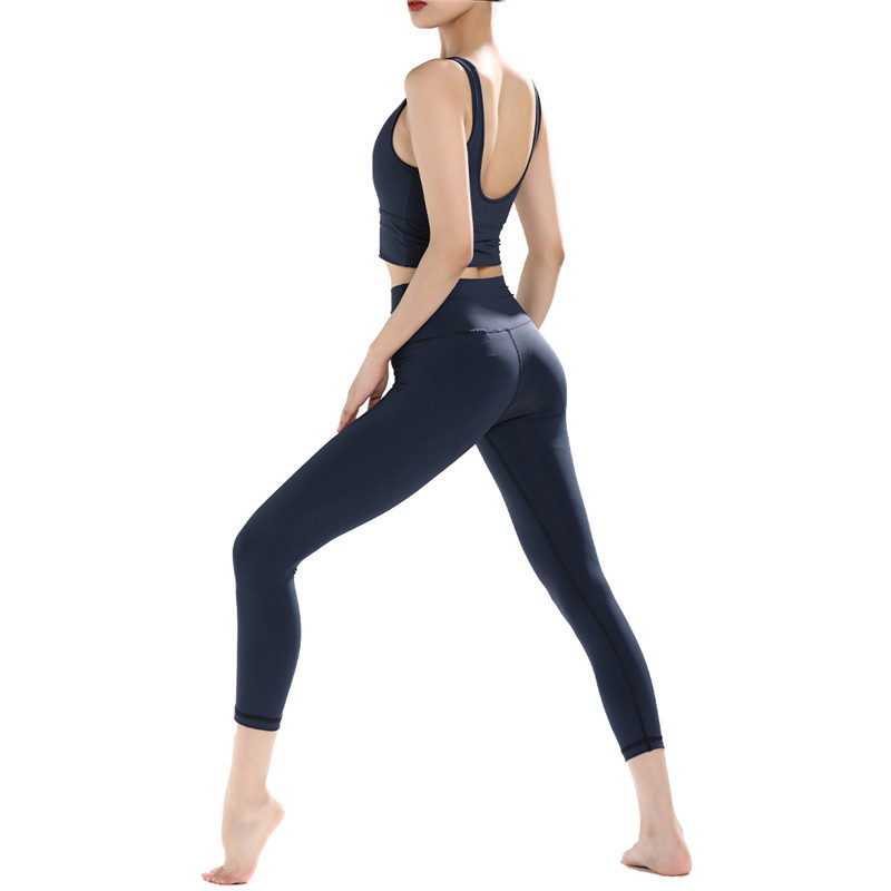 Women Navy Blue Capri Dance Leggings For Girls | Dansgirl