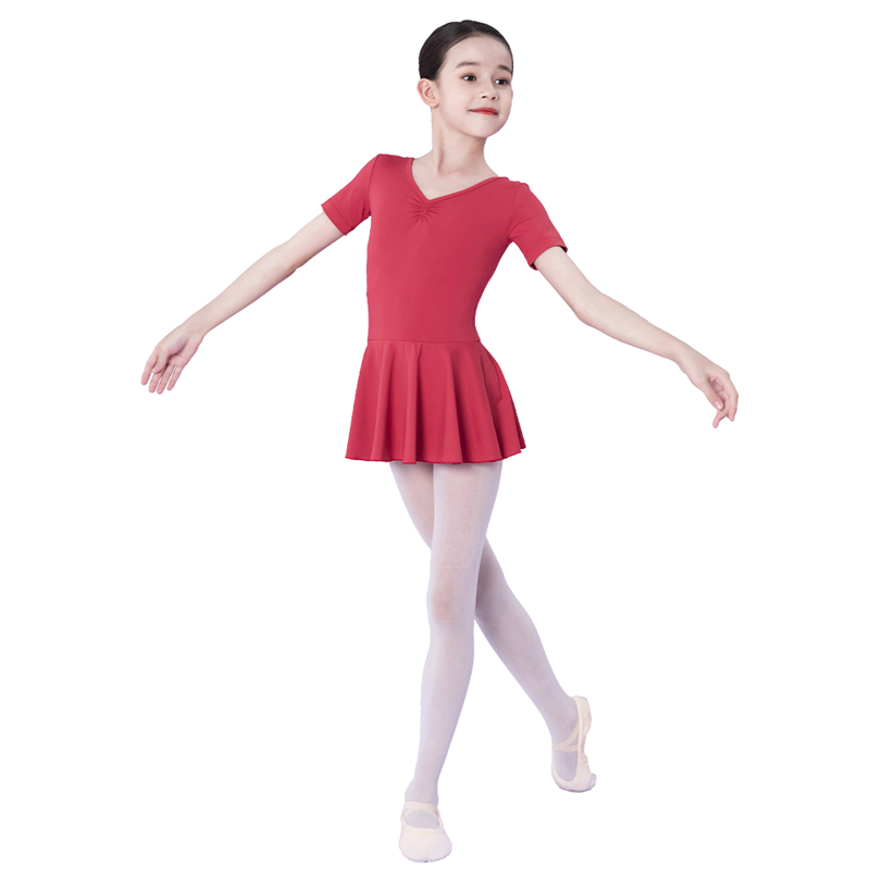 Kids Girls Dancewear Red Dress | Dansgirl